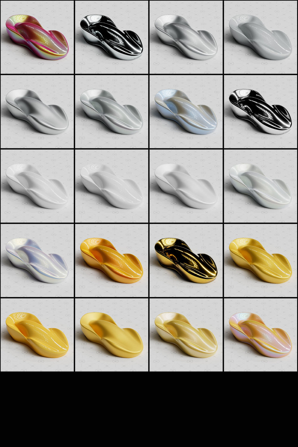 3D Car Paint Material Library Cinema 4D (Redshift & Octane)