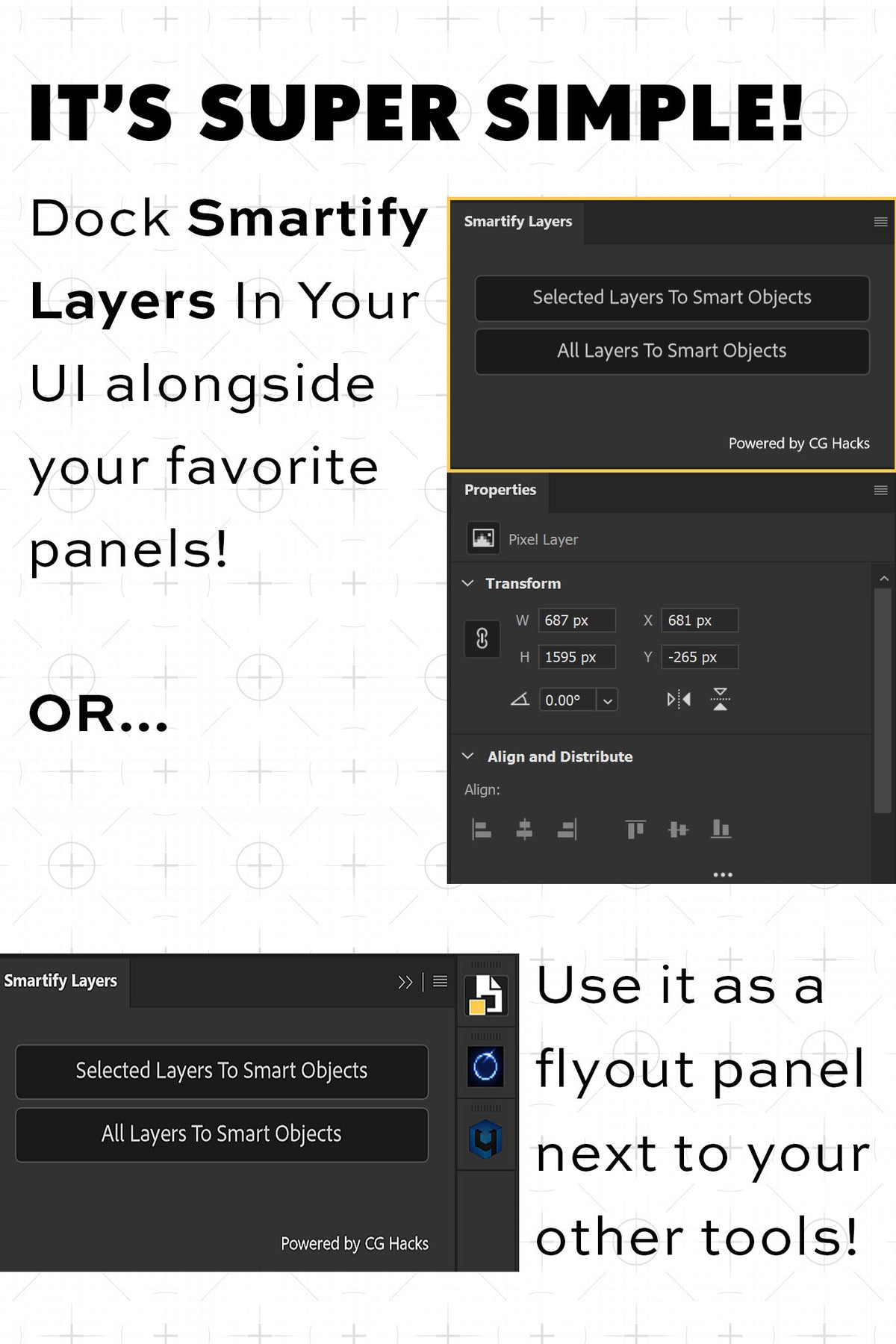 Smartify Layers: Plugin For Photoshop
